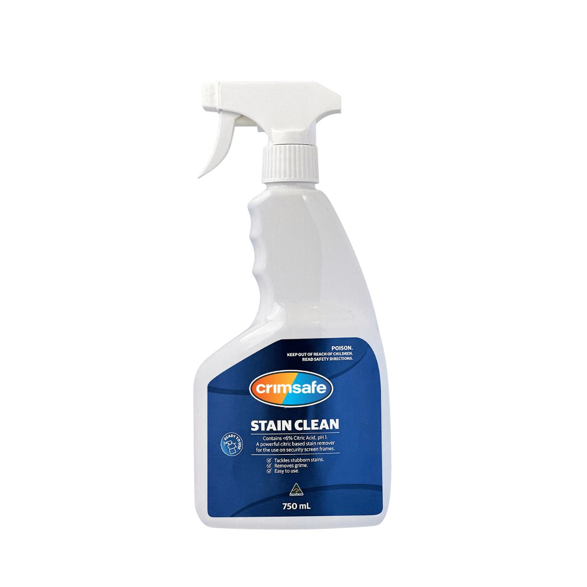 Crimsafe Stain Clean RTU - 750ml | Security Screen Cleaner | Crimsafe